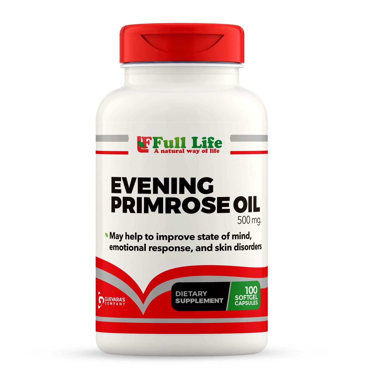 Full Life Evening Primrose Oil - 100 Softgel 500 mg – Full Life Direct