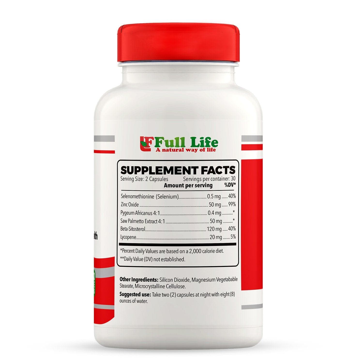 Prostate Health Supplement - 60 Veggie Capsules | Full Life Direct