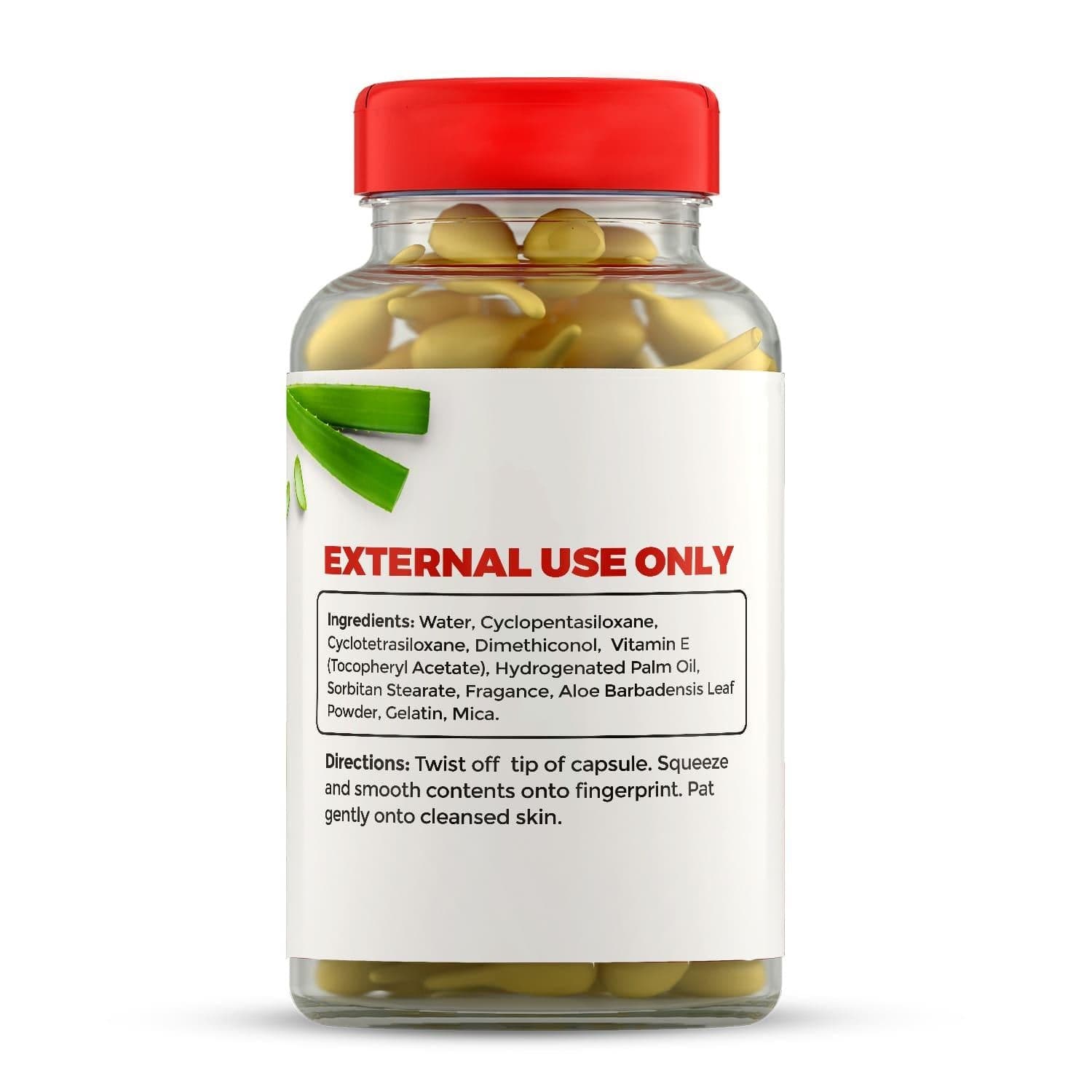 Aloe Vera & Vitamin E Capsule for Skin | 60 Breakable Capsules ...